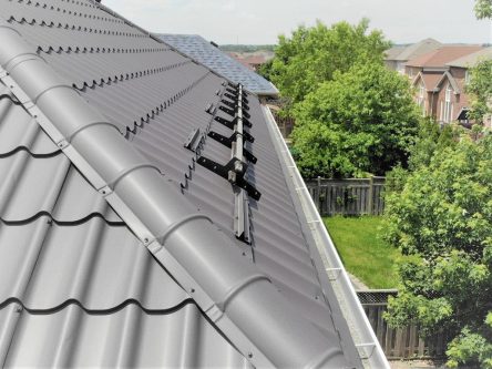 Snow guards for tile roofs - Metal Roof Experts in Ontario, Toronto ...